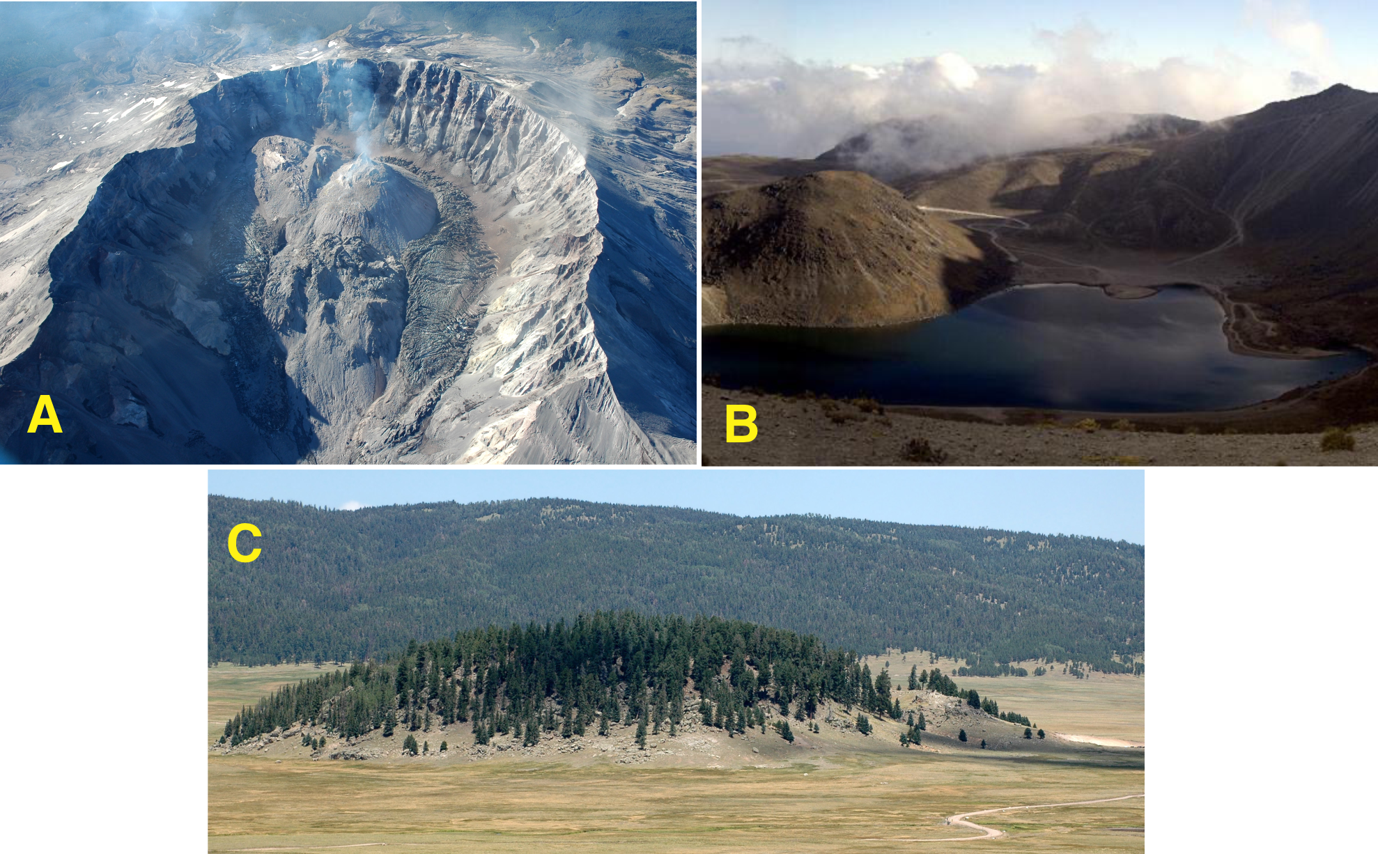 Clasifica-Rs: Estructuras volcánicas | TAV